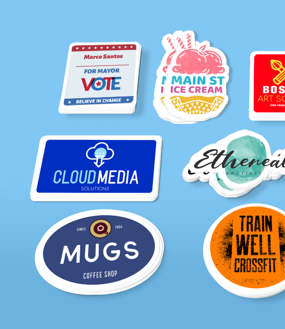 Custom Stickers | Make Your Own Stickers | instMerch