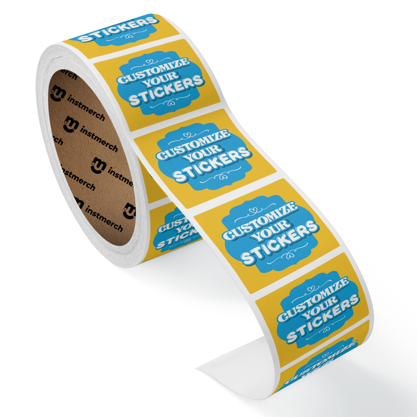 Custom Roll Labels | Make Your Own Stickers | instMerch