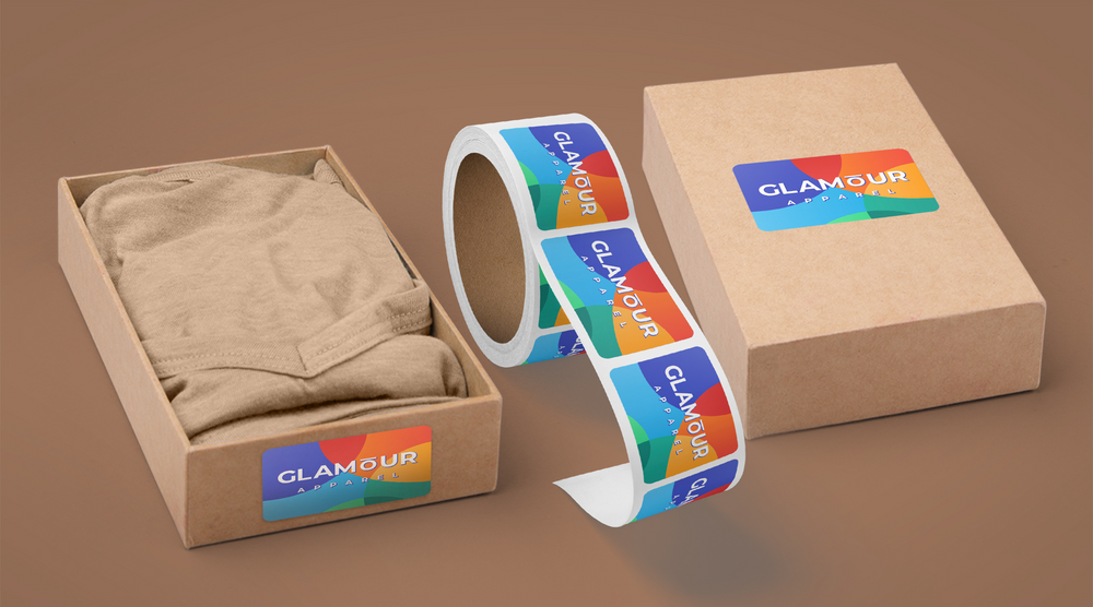 Custom Rectangle Labels | Rectangle Stickers & Labels | instMerch