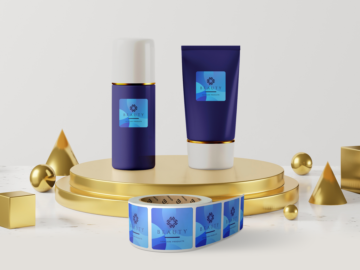 Custom Square Labels | Square Stickers & Labels | instMerch