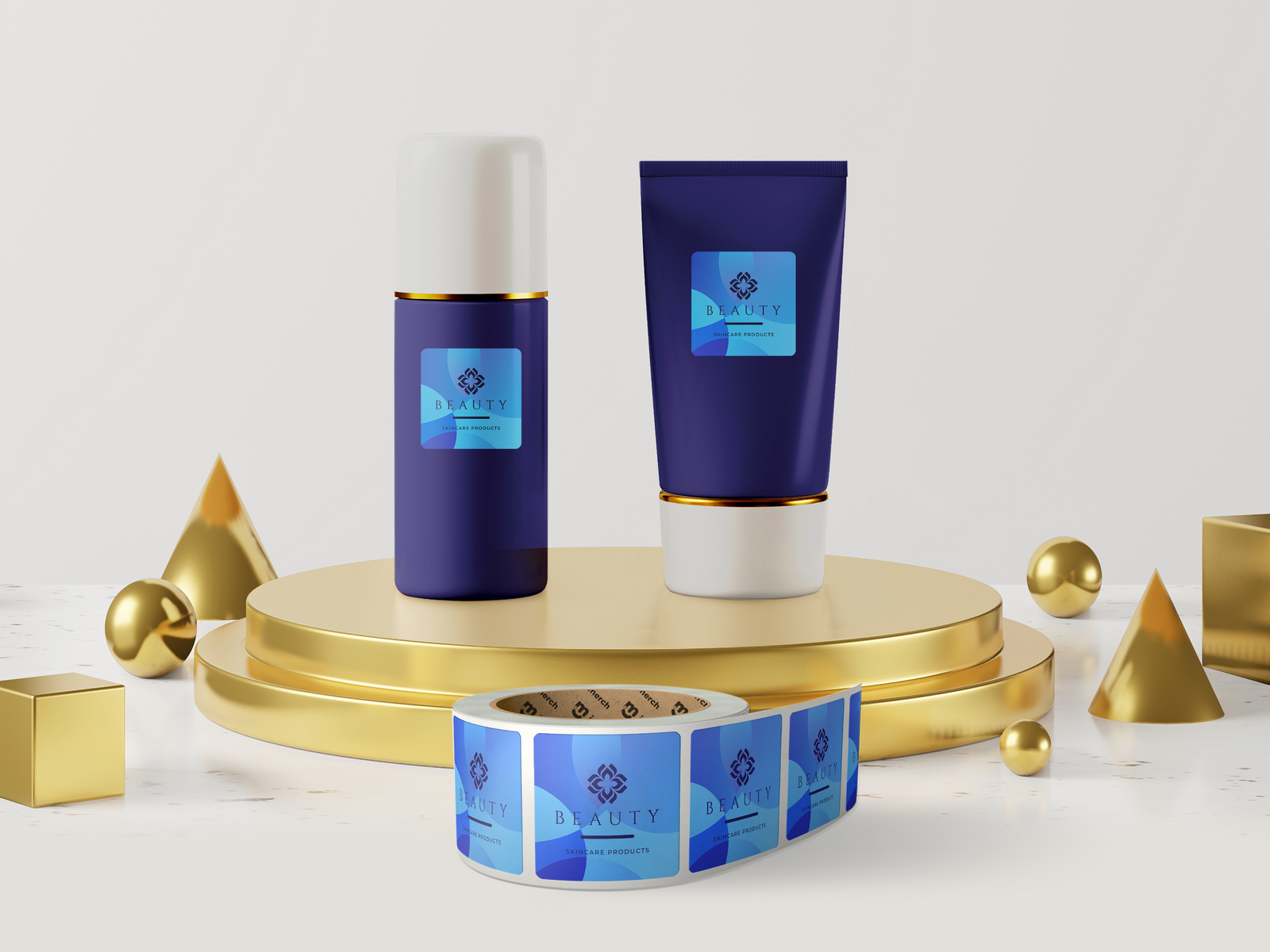 Custom Square Labels | Square Stickers & Labels | instMerch