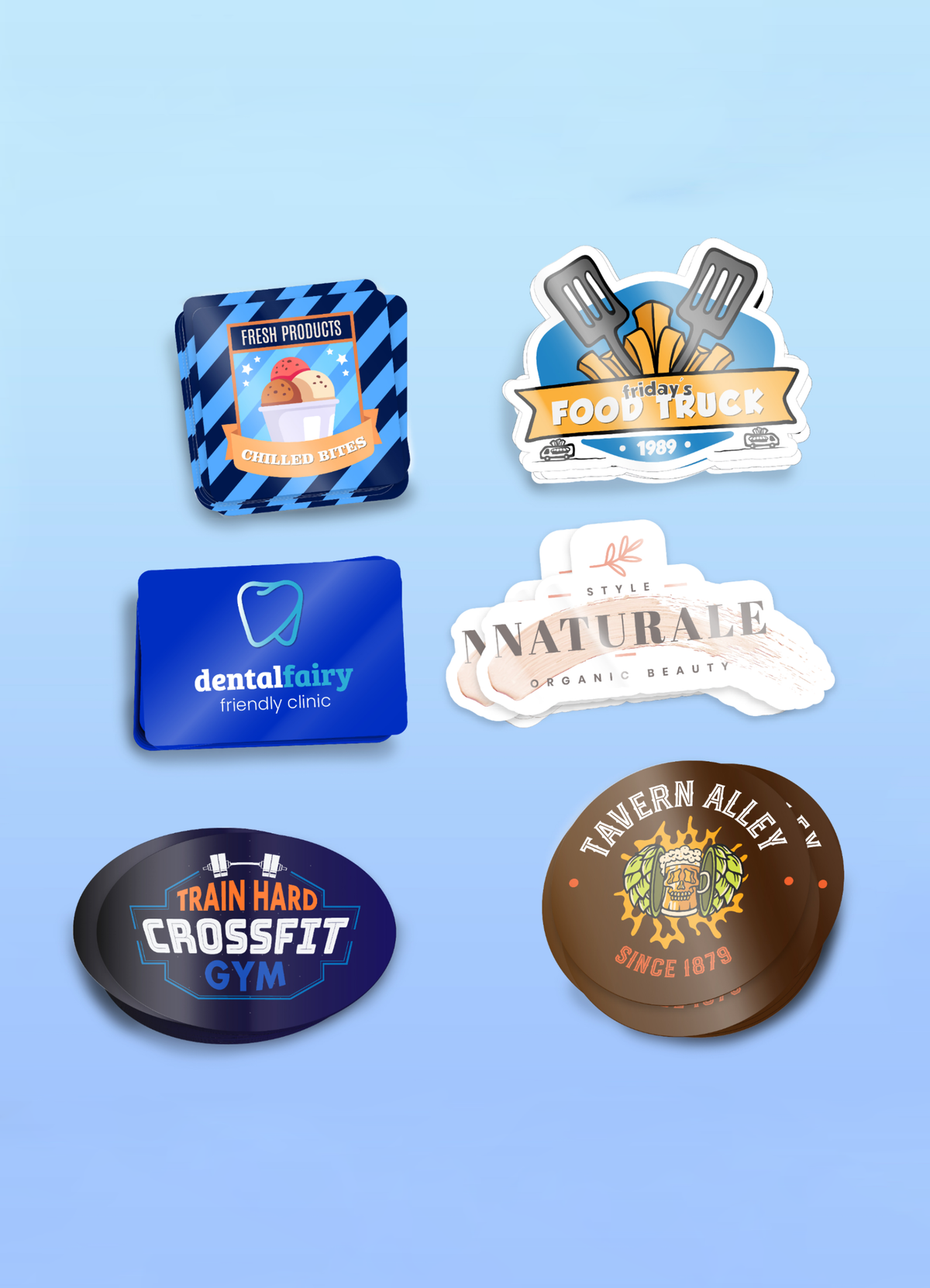 Custom Laminated Stickers | Make Your Own Stickers | instMerch